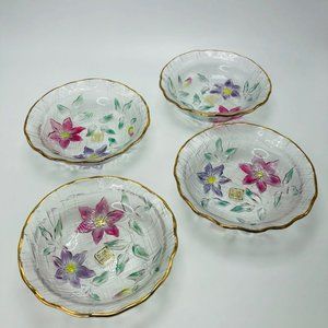 SOGA Japan | Kitchen | Vintage Soga Japan Set X 4 Bowls Round Glass ...